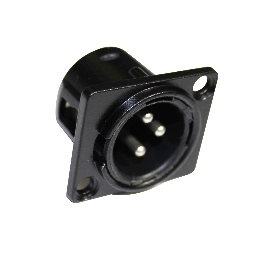 ProX XC-XLRM-PANEL Panel Mount XLR-3 PIN Male Black