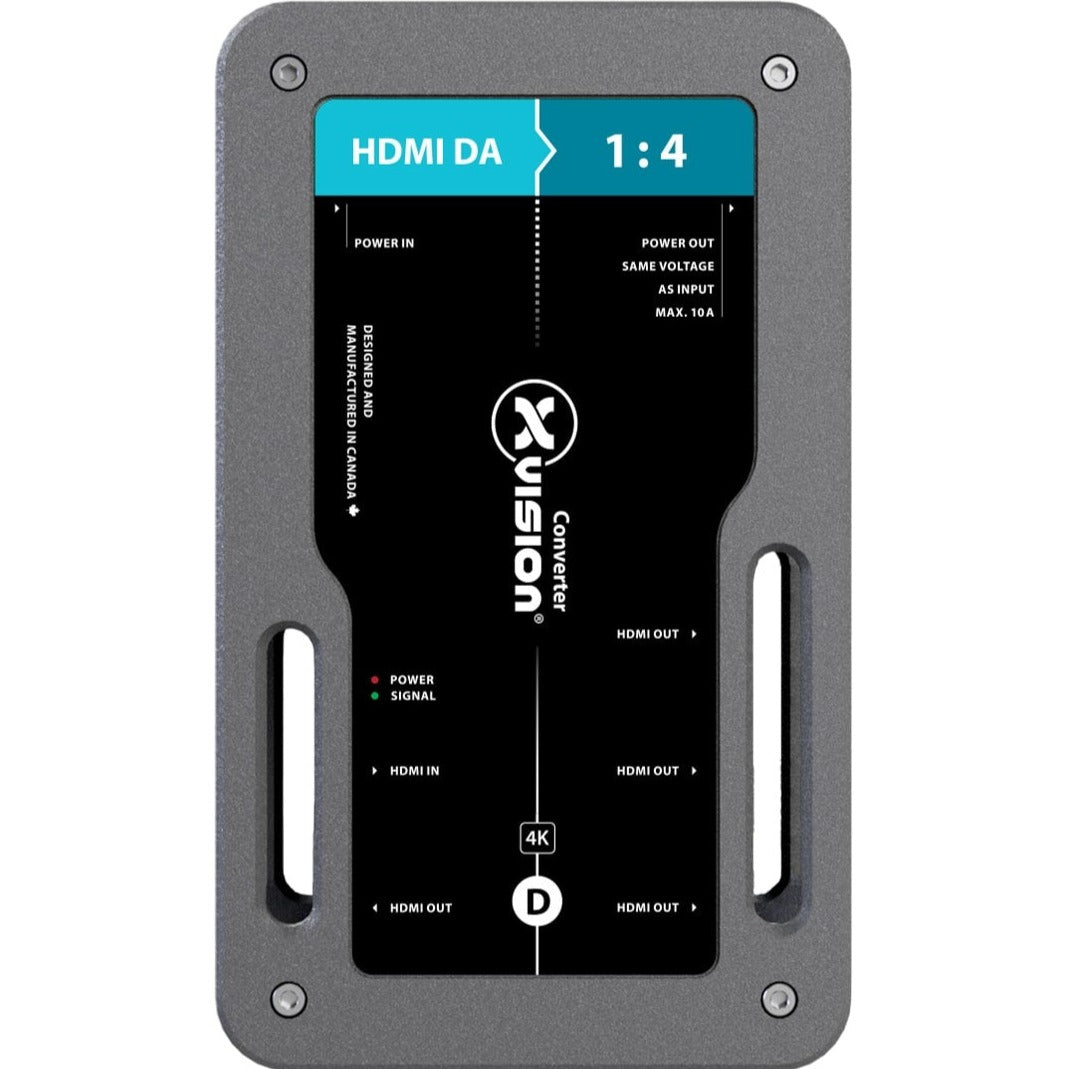 xVision XVVHDMIDA4 xVision HDMI Distribution Amplifier 1:4 PWCA In/Edi