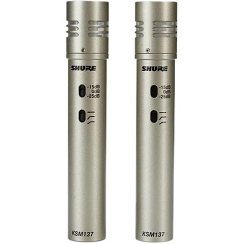 Shure KSM137/SL-STEREO Cardioid Microphone Stereo Pair