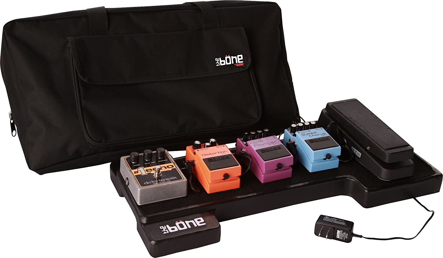 Gator G-BONE The Bone Powered Pedal Board - Black